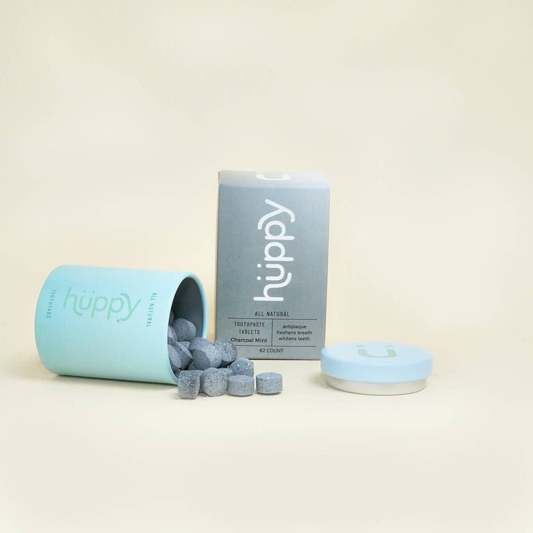 Charcoal Mint Toothpaste Tablets | Hüppy - Beauty Heroes