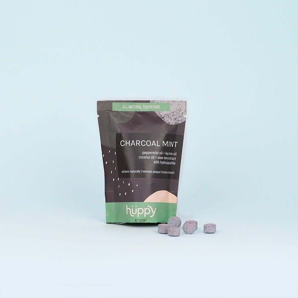 Charcoal Mint Toothpaste Tablets | Hüppy - Beauty Heroes