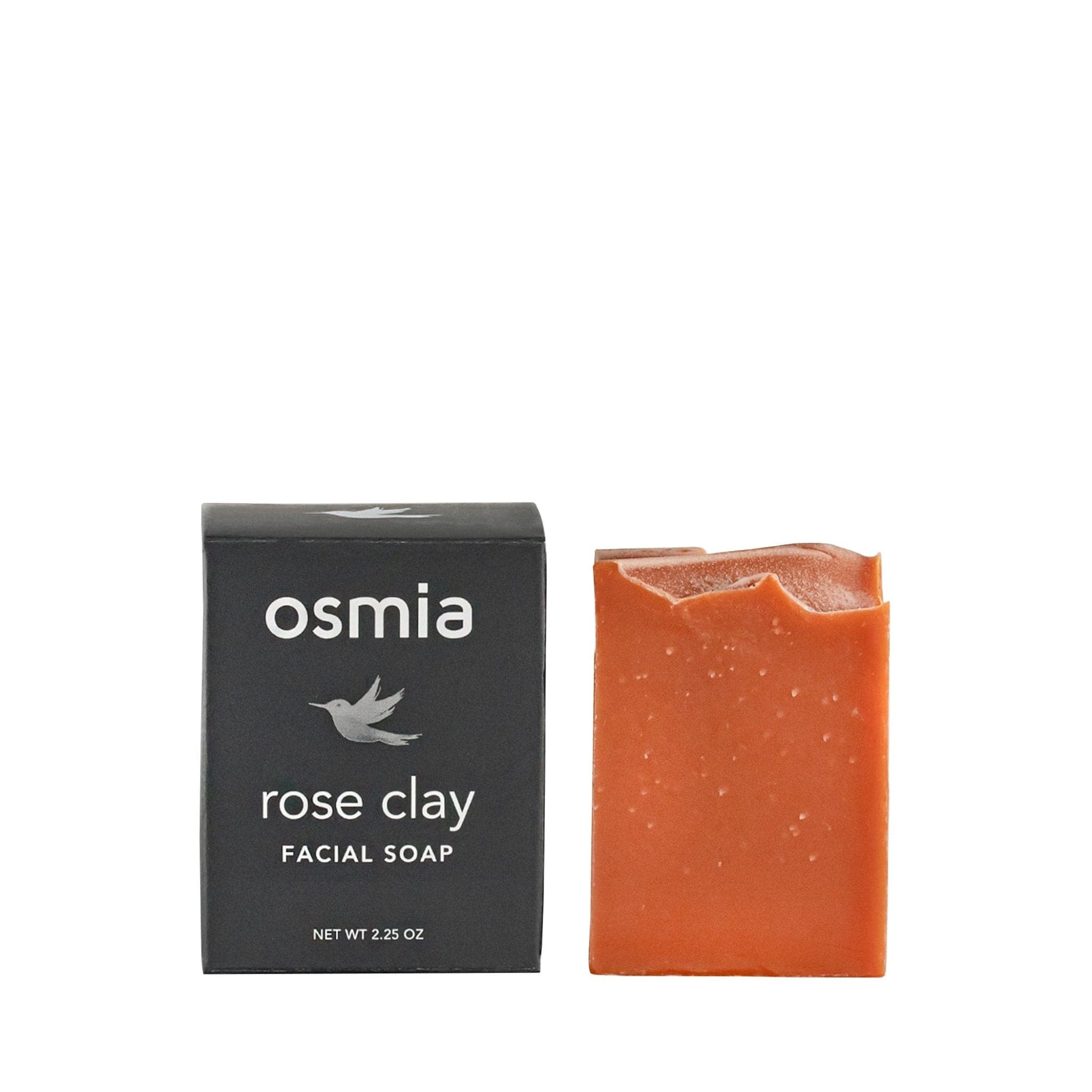 Osmia Rose Clay Facial Soap | Kaolin & French Pink Clay Soap