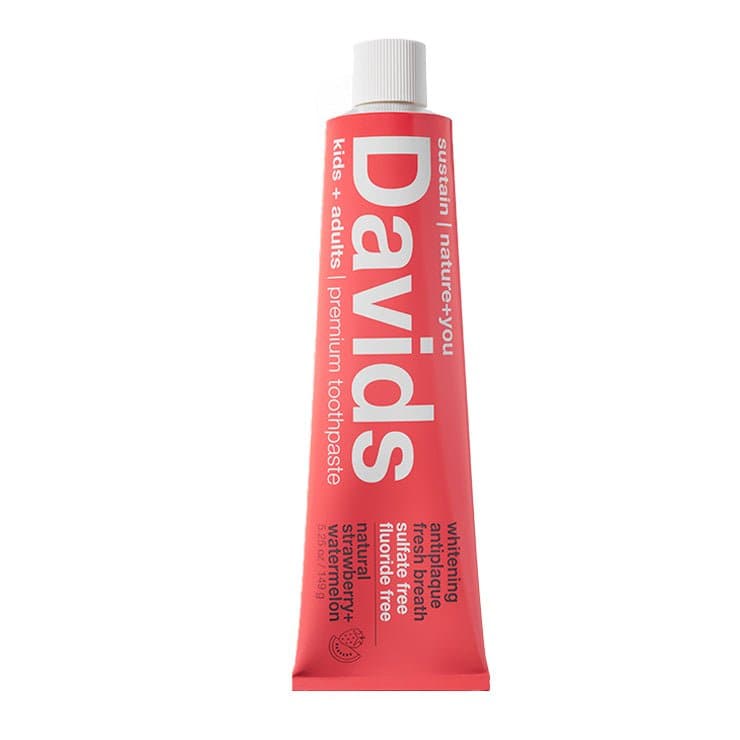 Davids Strawberry & Watermelon Toothpaste | Eco-Friendly Toothpaste