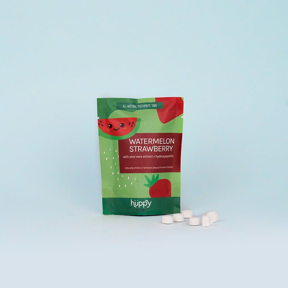 Watermelon Strawberry Toothpaste Tablets | Hüppy - Beauty Heroes